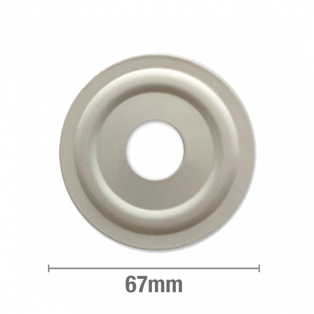 Cover Plates Flat x 1/2 Inch BSP Ivory - Aquarius Distribution