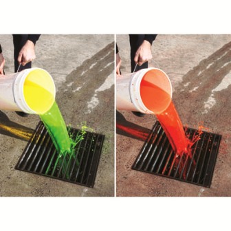 Drain Dye Bulk 1kg Green - Red Back - Aquarius Distribution