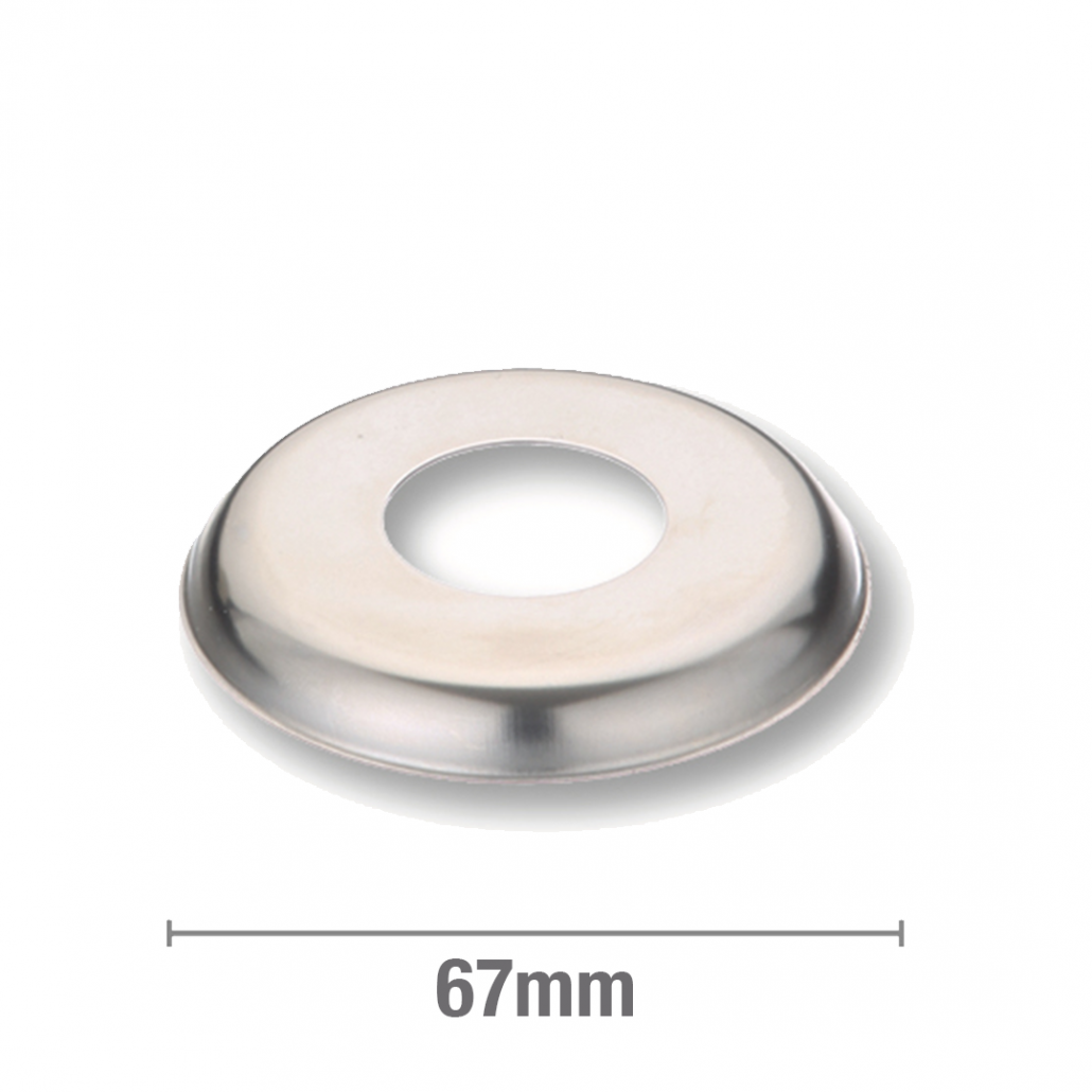 Stainless Steel Round Cover Plate 3/4 inch BSP with 10mm Rise ...
