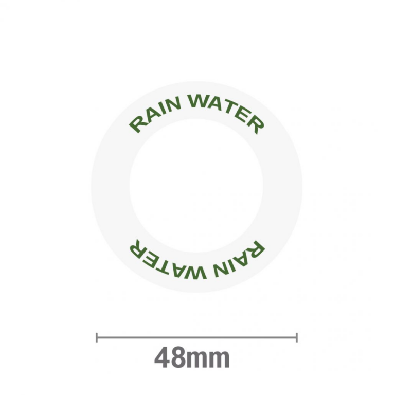 ‘Rainwater’ Green on Clear Label - Aquarius Distribution