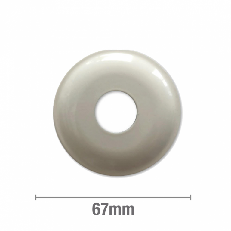 Cover Plates 10mm Rise 1/2 Inch BSP Ivory - Aquarius Distribution