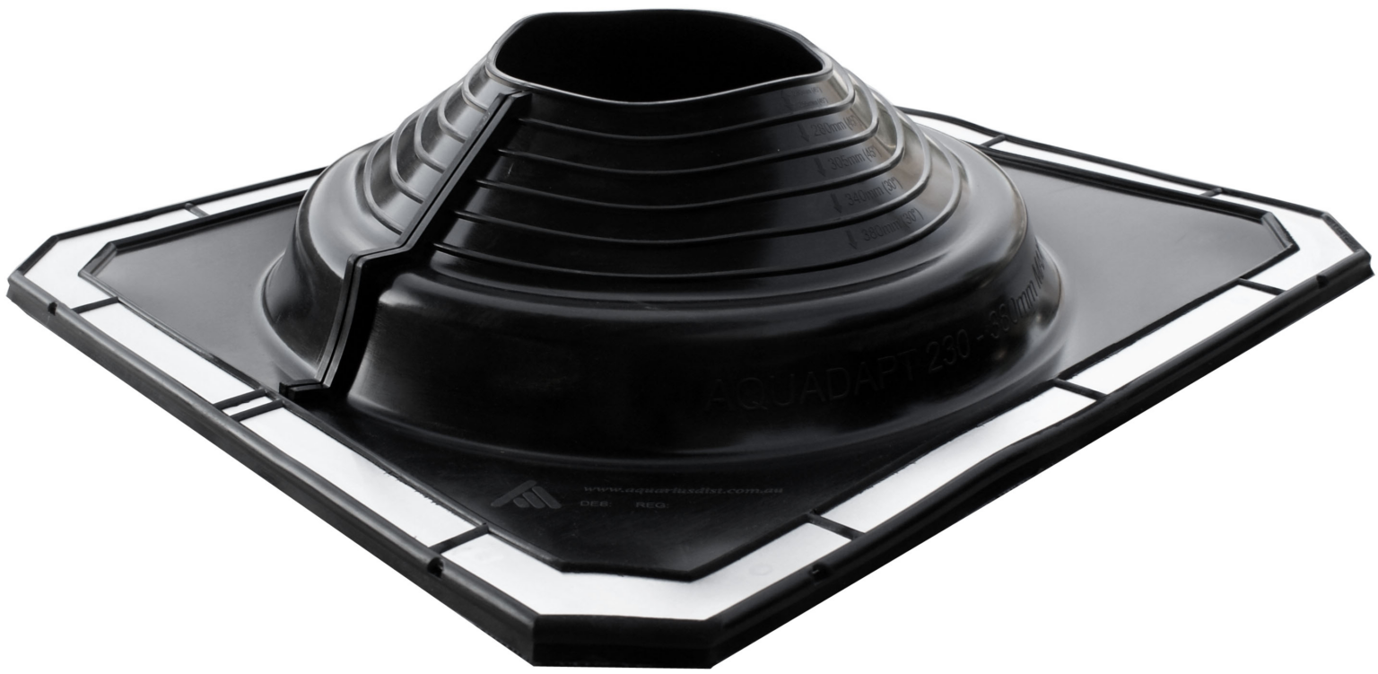 Aquadapt #8 EPDM Black 230-380mm - Aquarius Distribution